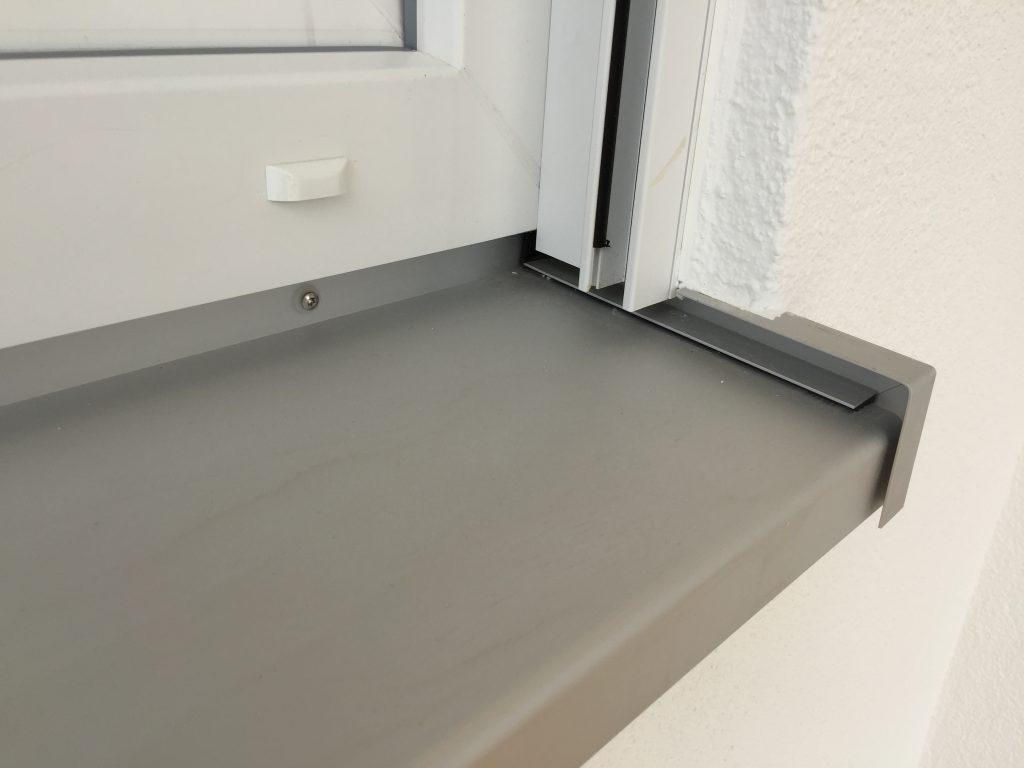 Alu Fensterbank Montieren